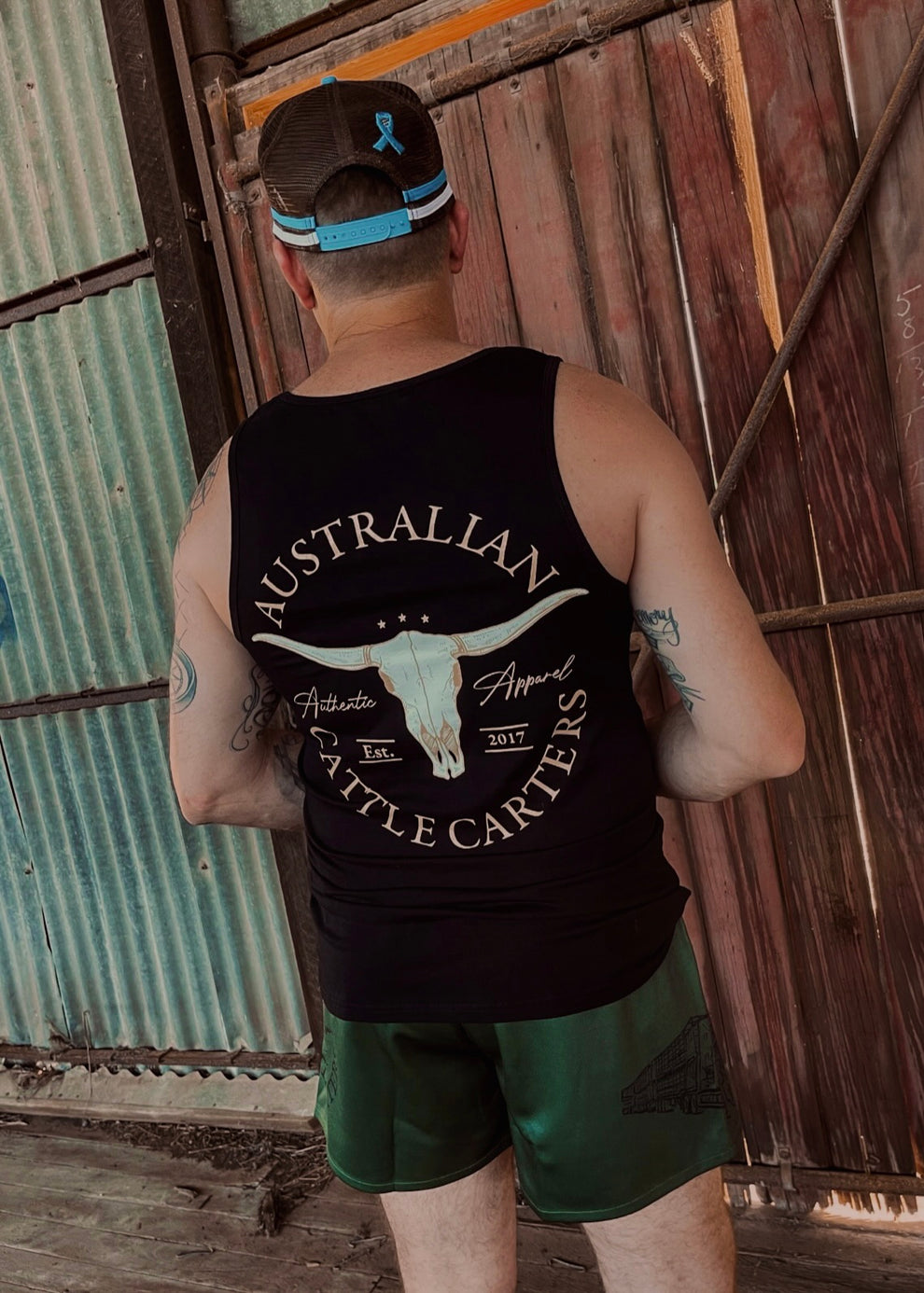 Authentic Apparel Singlet | Australian Cattle Carters